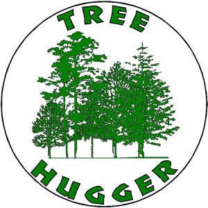 Tree Hugger - Vinyl Sticker at Sticker Shoppe