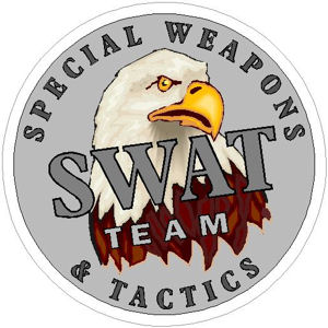 SWAT Team Eagle - Decal at Sticker Shoppe