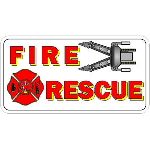 Fire Rescue - Decal at Sticker Shoppe