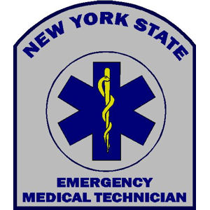 New York State EMT Vinyl Sticker at Sticker Shoppe