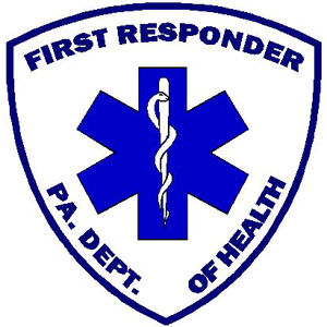 Pennsylvania PA First Responder - Sticker at Sticker Shoppe