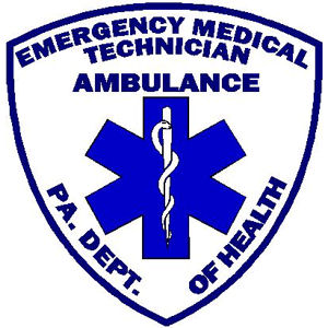 Pennsylvania PA EMT Ambulance - Sticker at Sticker Shoppe