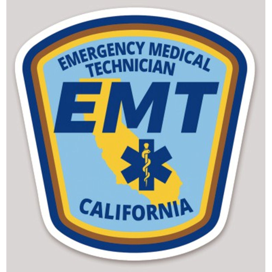 California Emergency Medical Technician EMT - Sticker at Sticker Shoppe