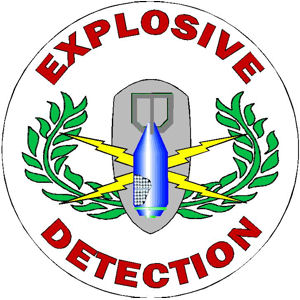 Explosive Detection - Decal at Sticker Shoppe