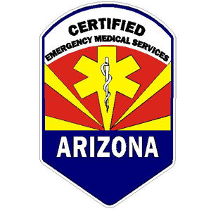 Arizona Certified Emergency Medical Services - Sticker at Sticker Shoppe