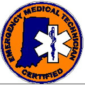 Indiana EMT Vinyl Sticker at Sticker Shoppe