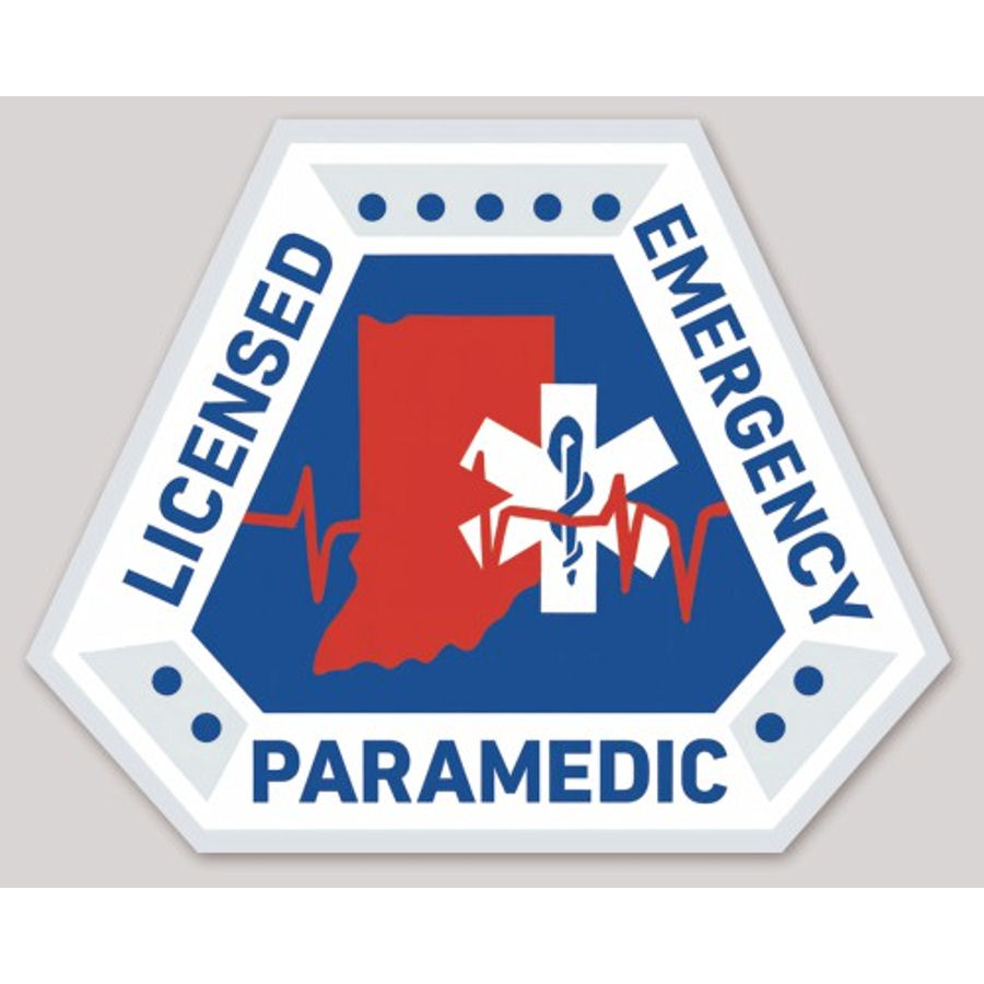 Indiana Licensed Emergency Paramedic - Sticker at Sticker Shoppe