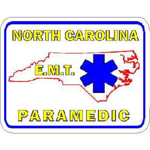 North Carolina EMT-Paramedic - Sticker at Sticker Shoppe