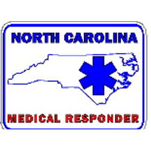 North Carolina Medical Responder Vinyl Sticker at Sticker Shoppe