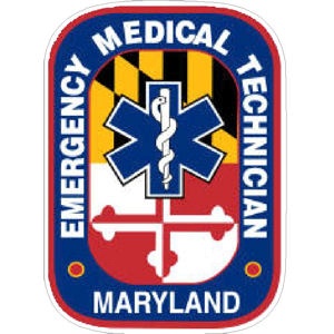 Maryland Emergency Medical Technician EMT - Vinyl Sticker at Sticker Shoppe