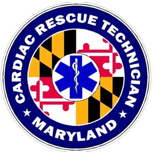 Maryland Cardiac Rescue Technician - Vinyl Sticker at Sticker Shoppe