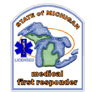 Michigan Medical First Responder - Sticker at Sticker Shoppe