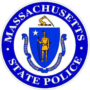 Massachusetts State Police - Sticker at Sticker Shoppe