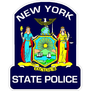 New York State Police - Sticker at Sticker Shoppe