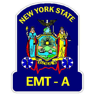 New York State EMT-A Vinyl Sticker at Sticker Shoppe