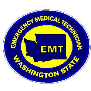 EMT Washington State - Sticker at Sticker Shoppe