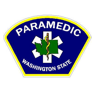 Washington State Paramedic - Sticker at Sticker Shoppe