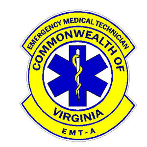 Virginia EMT-A Vinyl Sticker at Sticker Shoppe