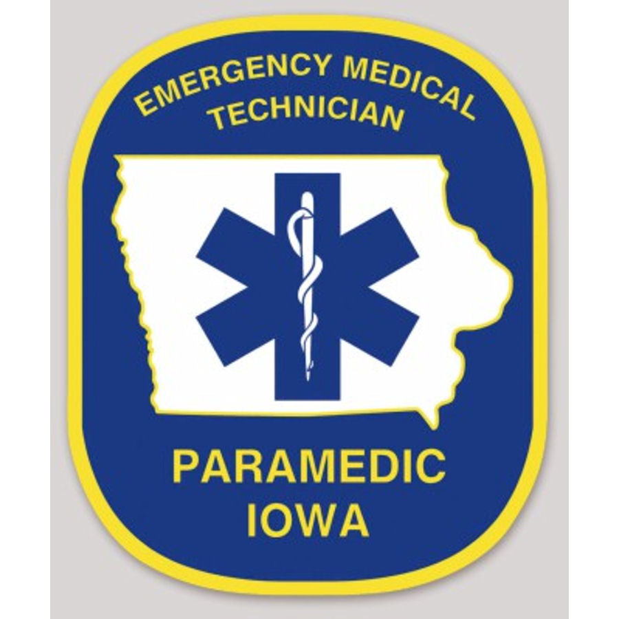Iowa Paramedic - Sticker at Sticker Shoppe
