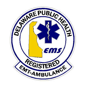 Delaware EMT Ambulance - Sticker at Sticker Shoppe