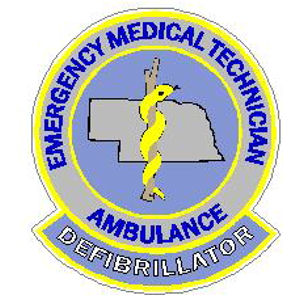 Nebraska EMT Defibrillator - Sticker at Sticker Shoppe