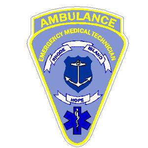 Rhode Island EMT Ambulance - Sticker at Sticker Shoppe
