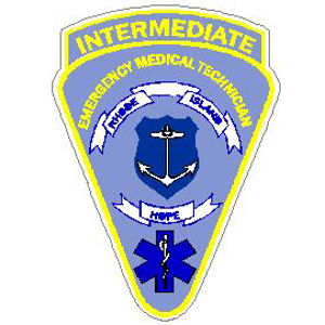 Rhode Island EMT Intermediate - Sticker at Sticker Shoppe