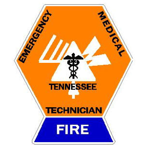 Tennessee EMT Fire Vinyl Sticker at Sticker Shoppe