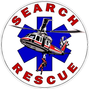 Helicopter Search And Rescue - Vinyl Sticker at Sticker Shoppe