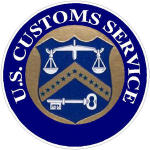 United States Customs Service - Decal at Sticker Shoppe