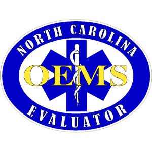 North Carolina OEMS Evaluator - Sticker at Sticker Shoppe
