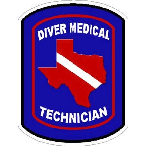Texas Diver Medical Technician Vinyl Sticker at Sticker Shoppe