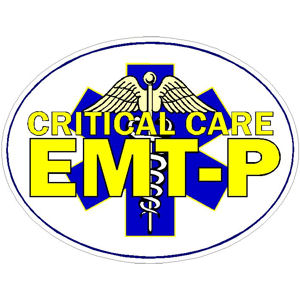 CCEMT-P Critical Care EMT Paramedic - Sticker at Sticker Shoppe