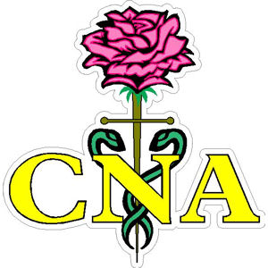 CNA Caduceus Rose - Decal at Sticker Shoppe