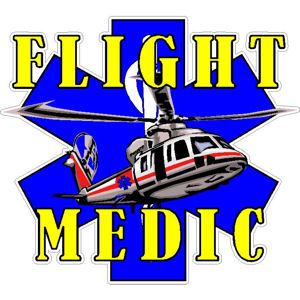 Flight Medic Star Of Life Vinyl Sticker at Sticker Shoppe