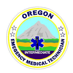 Oregon EMT Intermediate - Sticker at Sticker Shoppe