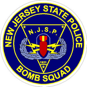 New Jersey State Police Bomb Squad - Sticker at Sticker Shoppe