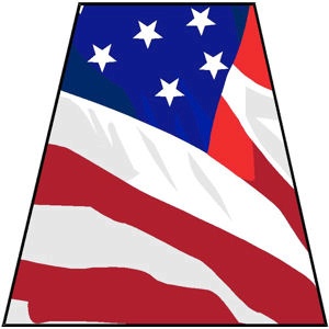 American Flag Helmet Tet - Vinyl Sticker at Sticker Shoppe