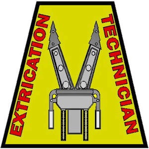 Extrication Technician Helmet Tet - Vinyl Sticker at Sticker Shoppe