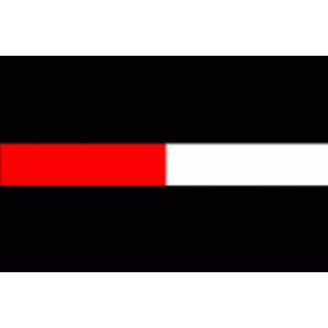 Thin Red White Line - Decal at Sticker Shoppe