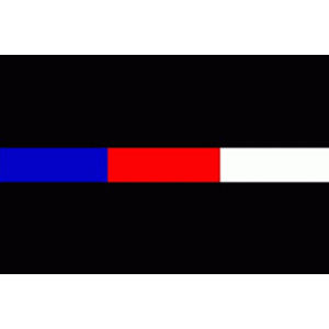 Thin Blue Red and White - Decal at Sticker Shoppe