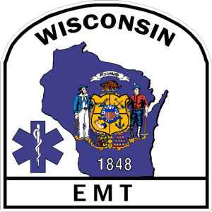Wisconsin EMT - Sticker at Sticker Shoppe