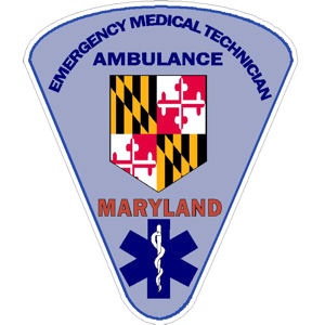 Maryland Emergency Medical Technician Ambulance - Vinyl Sticker at ...