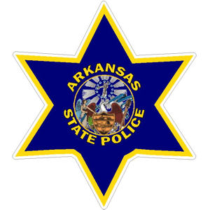 Arkansas State Police - Sticker at Sticker Shoppe