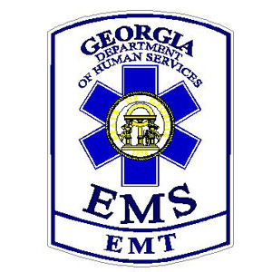 Georgia EMS EMT - Sticker at Sticker Shoppe