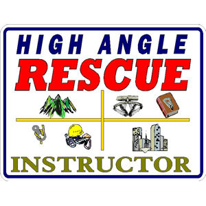 High Angle Rescue Instructor - Decal at Sticker Shoppe