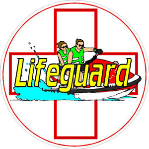 Lifeguard Wave Runner - Decal at Sticker Shoppe
