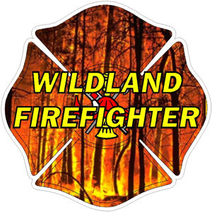 Wildland Firefighter Fire - Decal at Sticker Shoppe