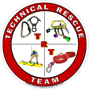 TRT Technical Rescue Team - Decal at Sticker Shoppe