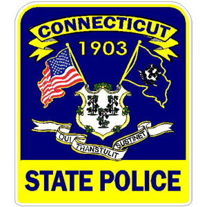 Connecticut State Police Vinyl Sticker at Sticker Shoppe